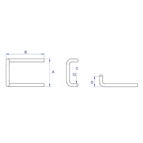 Galvanised Steel Step Iron STEP1 - Durham