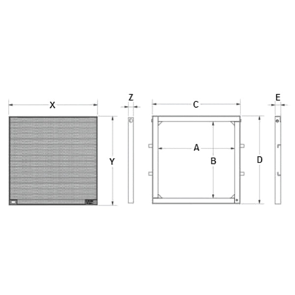 Galvanised Grate & Frame HPC99LT - Durham