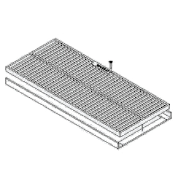 Ductile Pedestrian Guard Trench Grate & Frame - Class B CHP15B - Durham