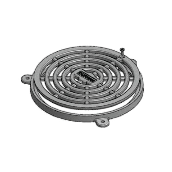 Round Ductile Iron Drain Grate CI150R - Durham