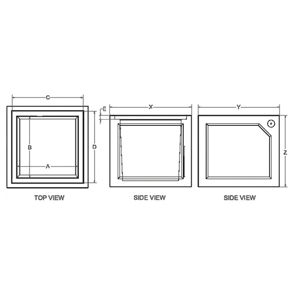 Concrete Riser - 150mm Stepped wall R15159-E - Durham