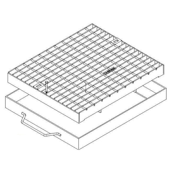Galvanised RMS Grate & Frame RTAMGSG - Durham