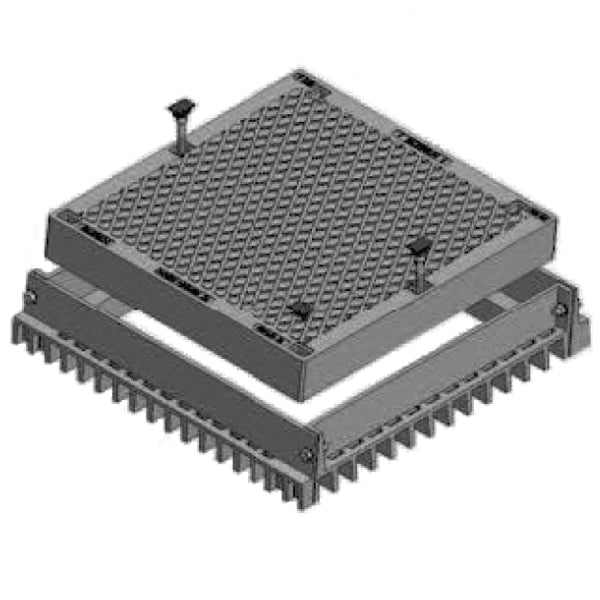 Solid Top Cover & Frame - Class G SAC44G - Durham