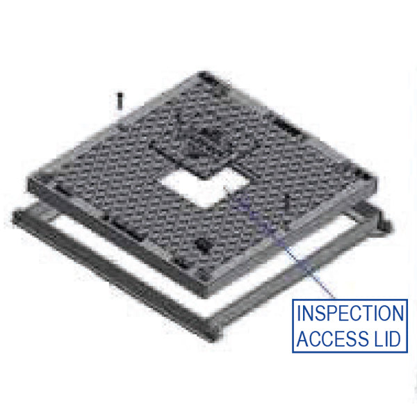 Solid Top Cover & Frame - Class B SAC66B - Durham