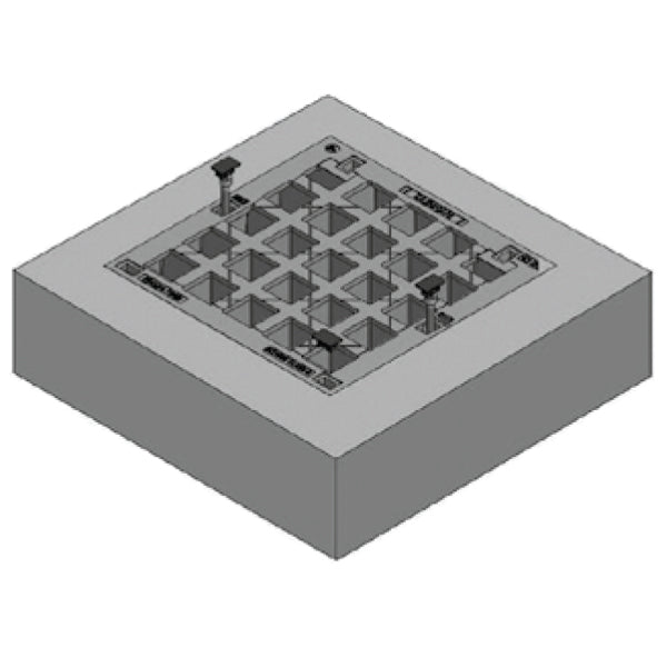 Solid Top Cover & Frame - Class C SAC99C - Durham