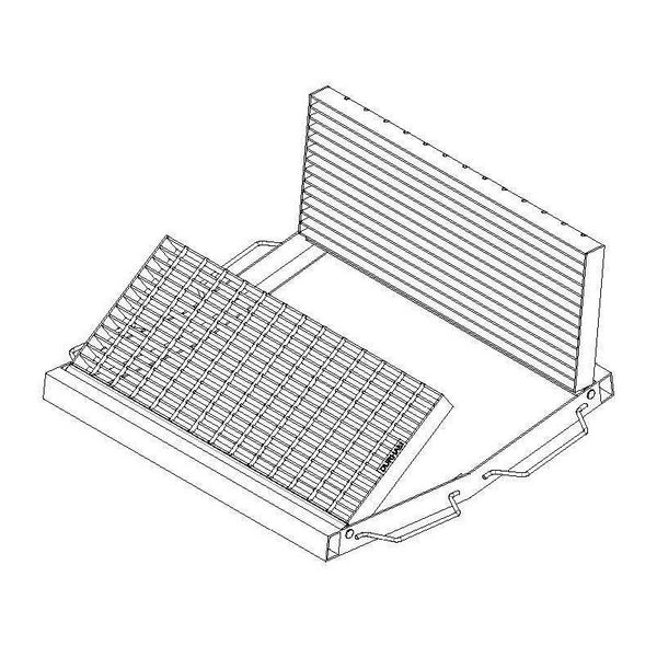 Galvanised Dish Drain Grate & Frame V99CO - Durham