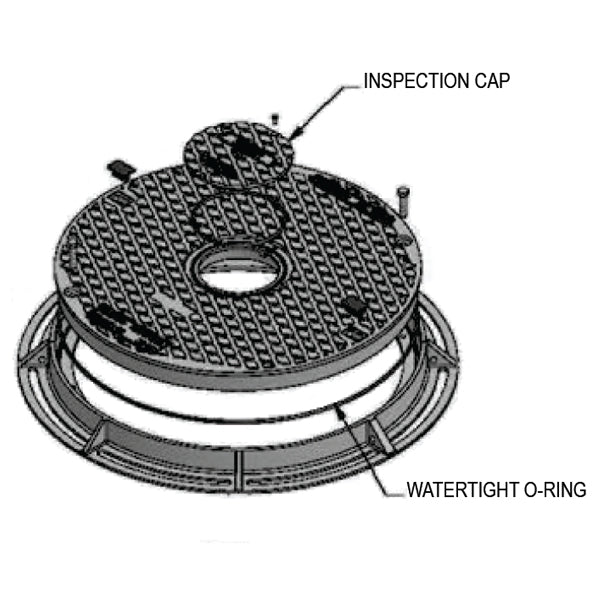 Solid Top Cover & Frame - Class B WA60BS - Durham